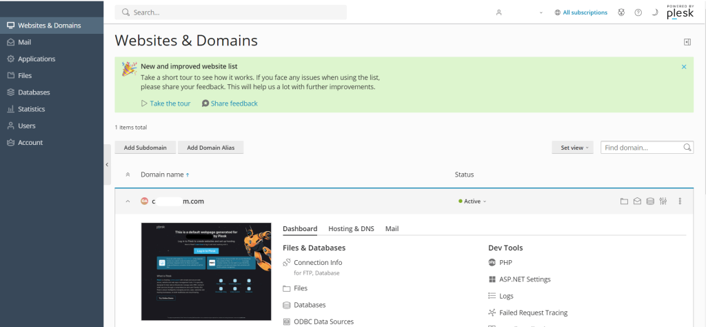 How to Log in to Plesk Panel? - Knowledge Hub - Fast Panda