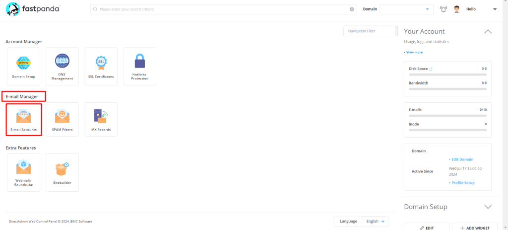 How to Create an Email in Website Builder? - Knowledge Hub - Fast Panda