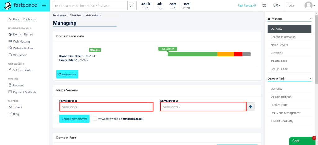 How to Add a Custom Name Server (NS)? - Knowledge Hub - Fast Panda