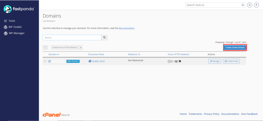 How to create a subdomain in cPanel? - Knowledge Hub - Fast Panda