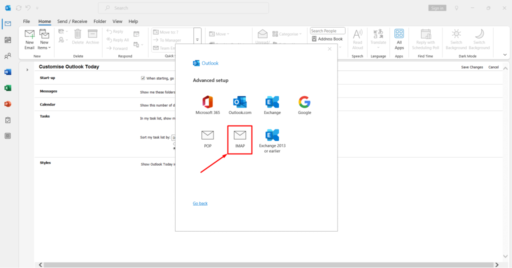 Microsoft 365 Outlook IMAP Mail Setup: Step-by-Step Installation Guide ...